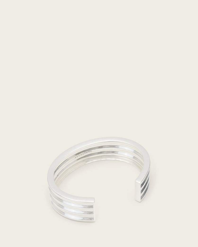 Janna Bangle WARM SILVER | ALLSAINTS